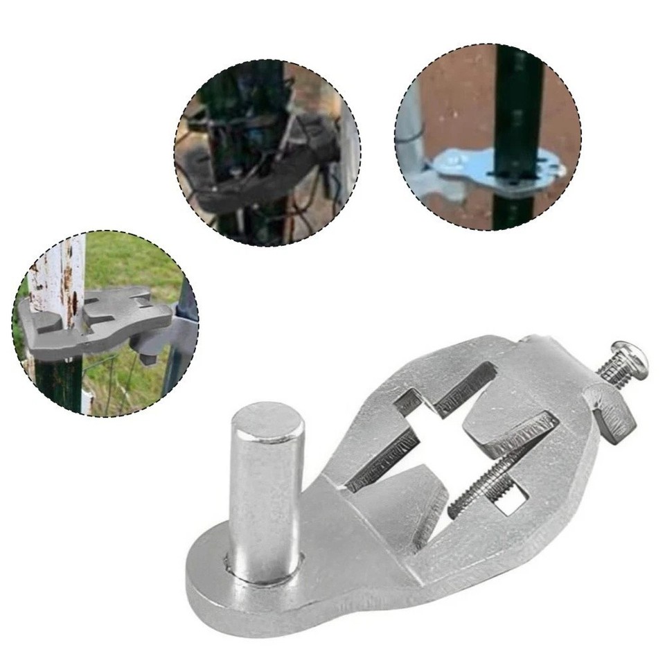 Galvanized Iron T Post Gate Hinge 58 Inch Pin Shank for Metal and Farm ...