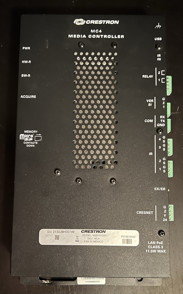 Crestron MC4 4-Series Control Processor | eBay