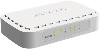 NETGEAR 5 Port Gigabit Ethernet Switch (GS605NA) | eBay