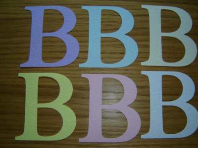 LETTER B LARGE FONT DIE CUTS FOR CARD TOPPERS | eBay UK