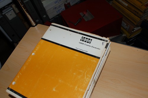 CASE 1280B Crawler Excavator TrackHoe Spare Parts Manual book catalog ...