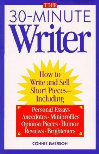 30-Minute Writer by Connie Emerson (1996, Trade Paperback) for sale ...