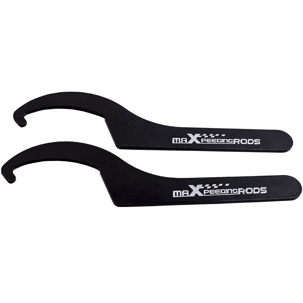 1 pair Steel Coilover C Spanner Hook Wrench Universal Coil Over Spring ...