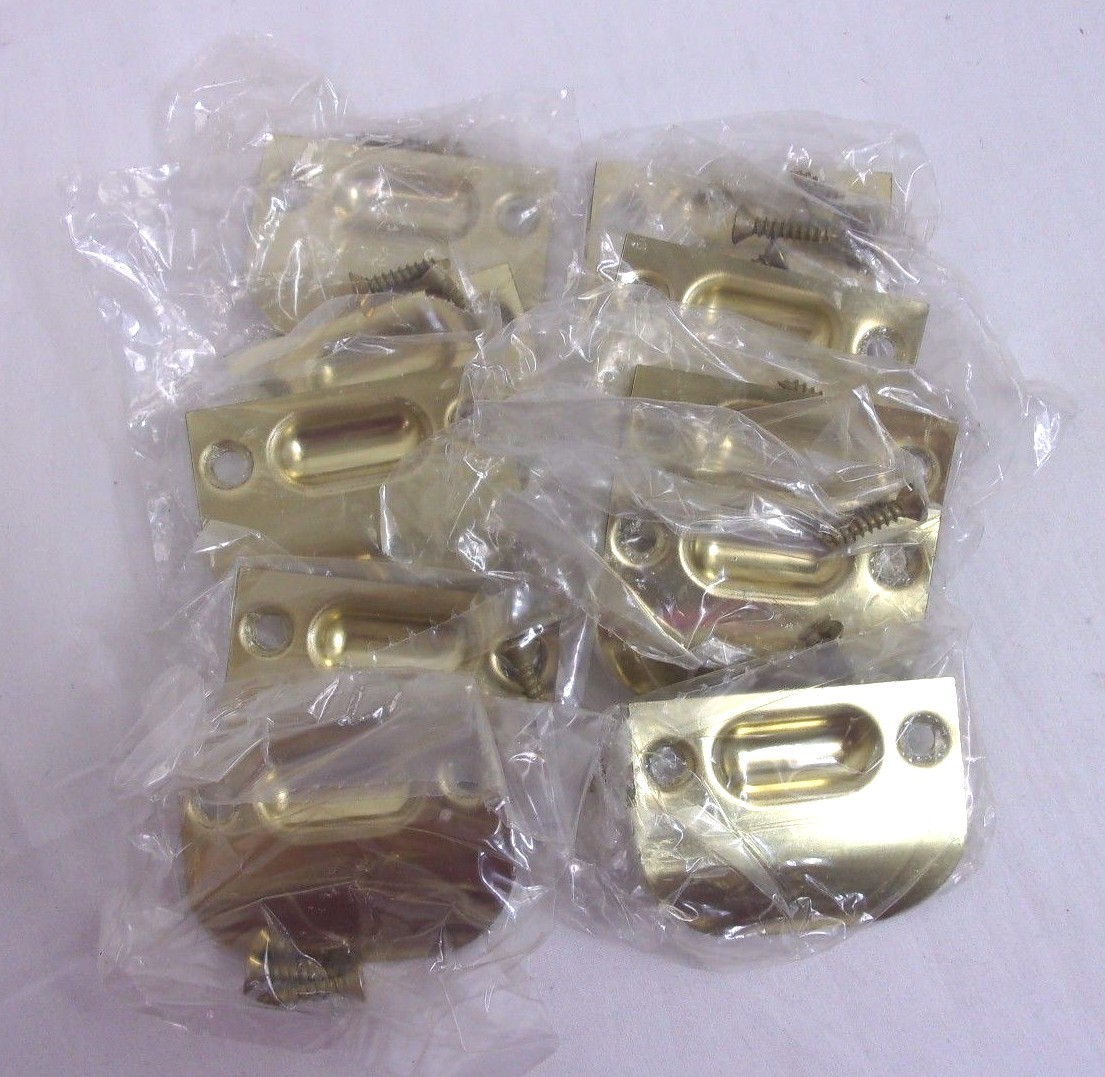 Ives Strike and Screw Package Lot of 10 Polished Brass 09-45-605 220W ...