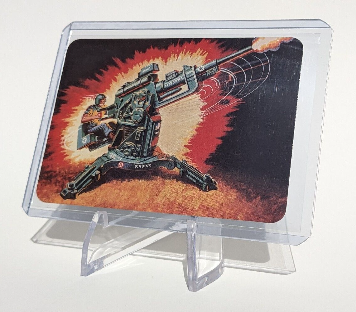 ATTACK CANNON (FLAK) Weapon Card #34 - 1986 Hasbro GI Joe Series 1 | eBay