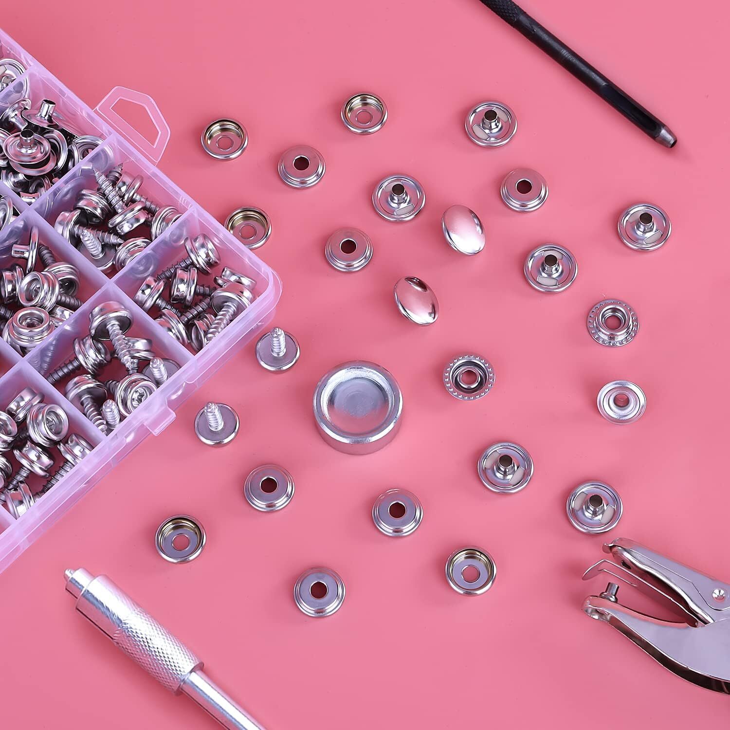 Canvas Snap Kit Marine Grade Stainless Steel Snaps, Screw Snaps Boat ...