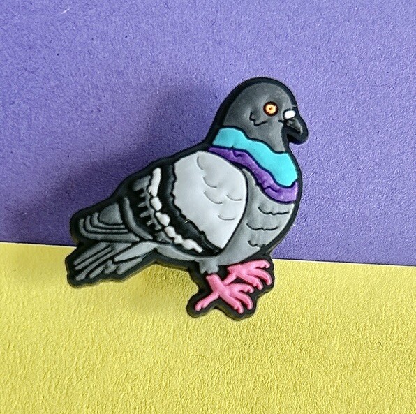 Pigeon Croc Like Shoe Charm Accessory - Bird - Exclusive To Wonky ...