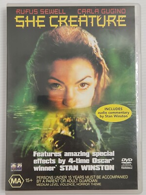She Creature DVD Region 4 2001 Rufus Sewell/Carla Gugino sci-fi horror ...