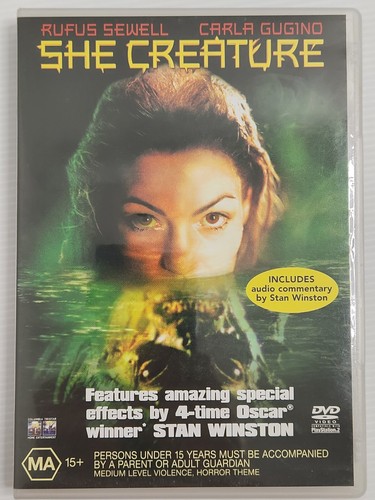 She Creature DVD Region 4 2001 Rufus Sewell/Carla Gugino sci-fi horror movie | eBay