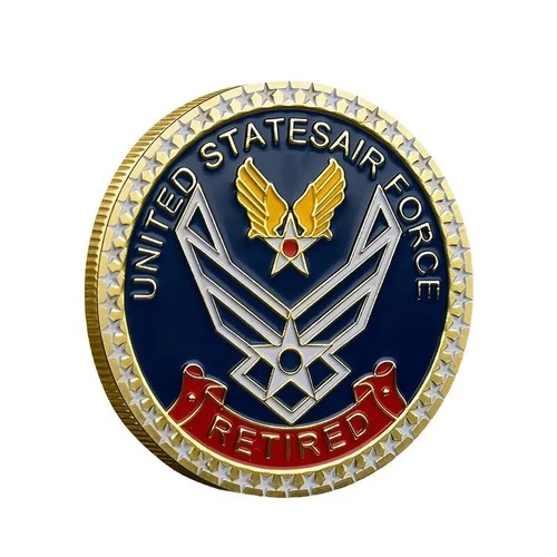 Air Force RETIRED Challenge Coin - Integrity Service Excellence - NEW ...