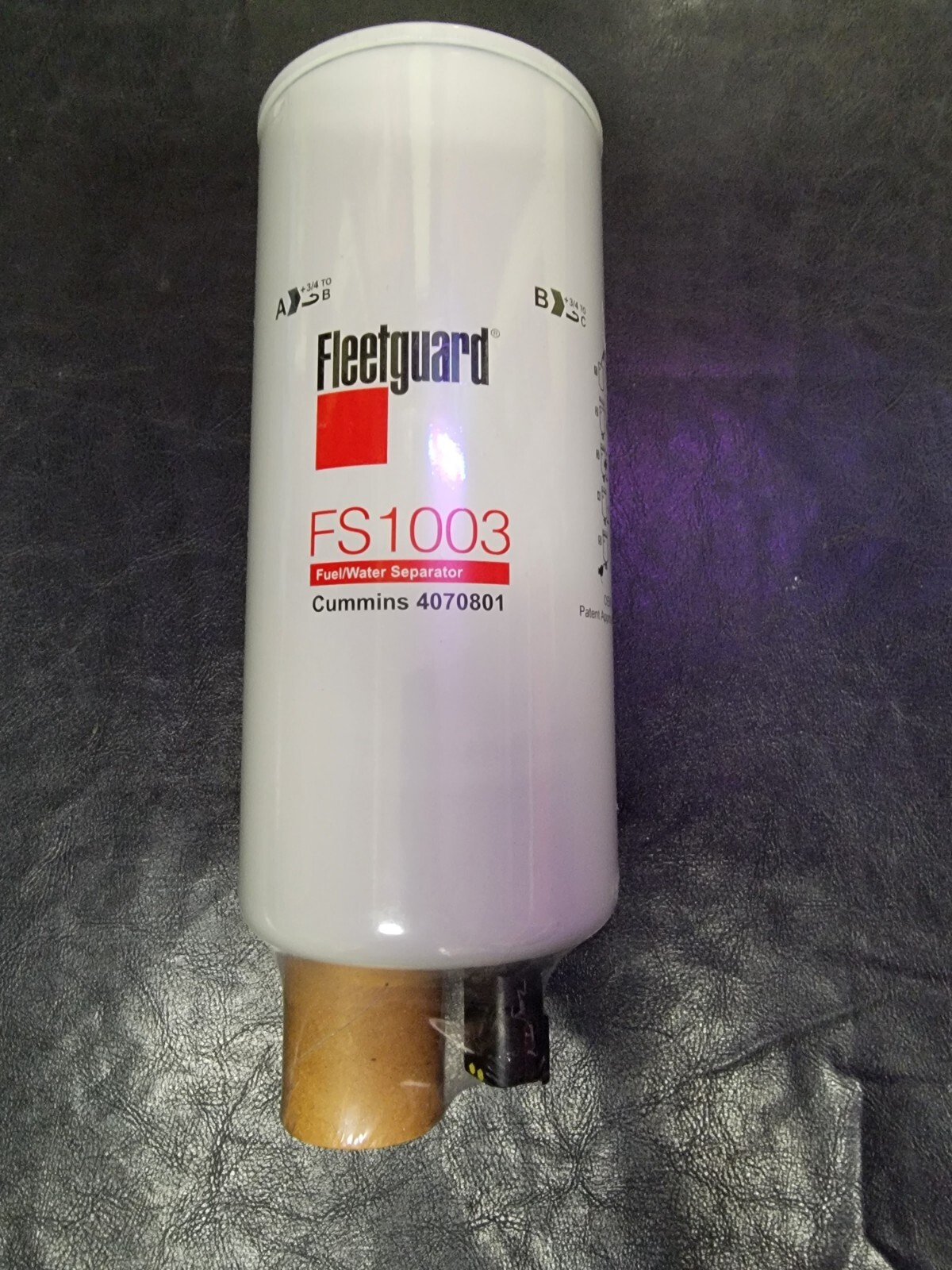 FLEETGUARD FS1003 - Fuel filter cross reference
