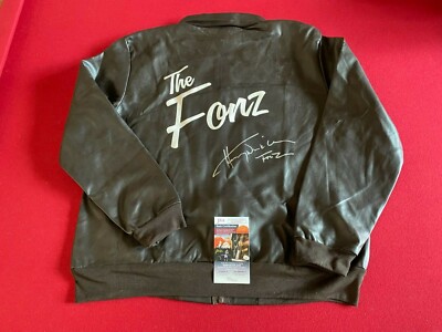 The Fonz, "Autographed", (JSA) Replica Jacket (Scarce / Vintage) Happy ...