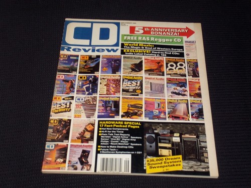 1989 SEPTEMBER CD REVIEW MAGAZINE - 5TH ANNIVERSARY FRONT COVER - E ...