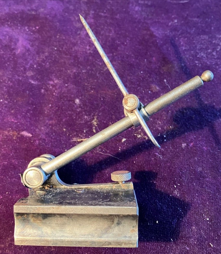 Vintage Starrett Small No. 56 Surface Gage w/ 4" Spindle & Scribe | eBay