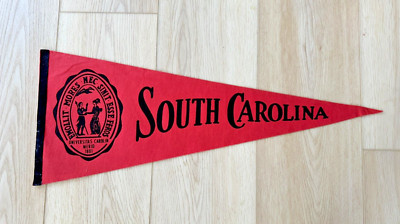 Vintage University South Carolina Gamecocks soft felt pennant USC SEC ...
