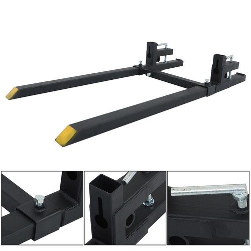 Tractor Bucket Clamp On Pallet Forks 60" 2000lbs With Adjustable ...