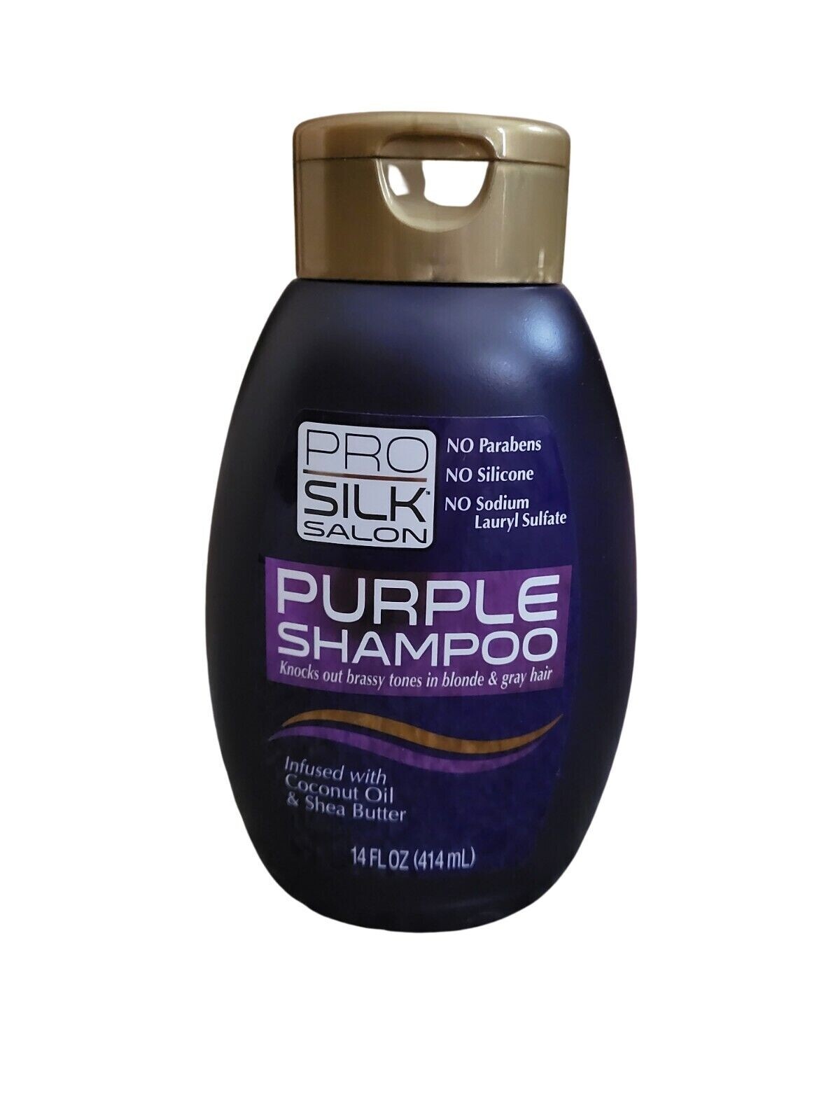 ProSilk Salon Purple Shampoo Infused With Coconut Oil & Shea Butter 14 ...