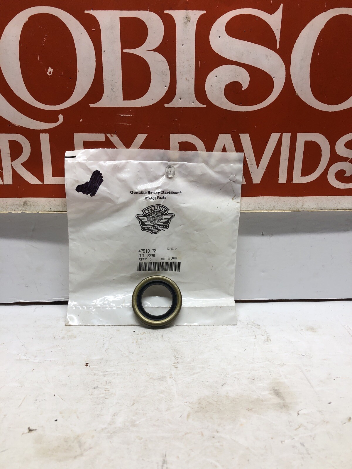 1 NOS Genuine Harley-Davidson Oil Seal Swingarm Wheel Seal OEM 47519-72 ...