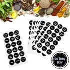 144x Round Spice Labels Seasoning Name Sticker for Jar Organization and ...