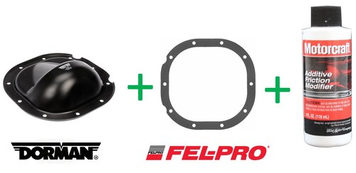 Kit Dorman Rear Differential Cover Gasket Friction Modifier for Ford 8. ...