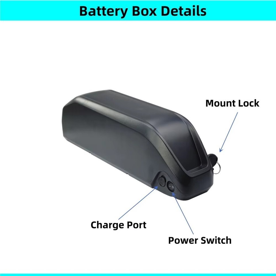 POLLY DP-6 Battery Case 36V 48V 52V 10S7P 13S6P 14S5P for DIY E-Bike ...
