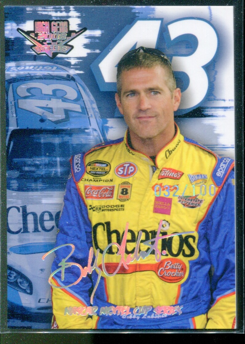 2008 Wheels High Gear MPH #M16 Bobby Labonte Rare Card /100 | eBay
