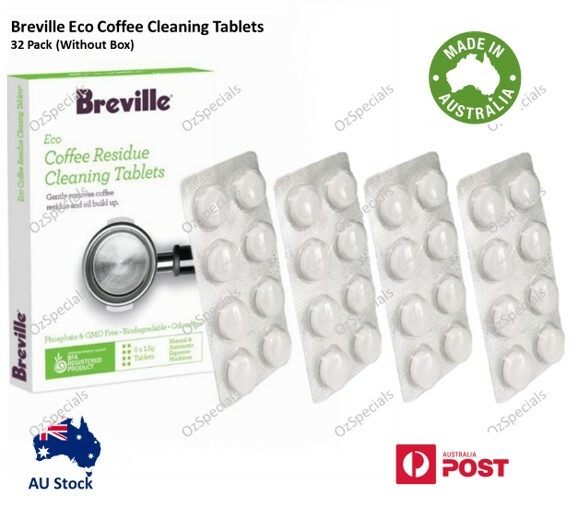 Breville Eco Coffee Residue Cleaning Tablets-8/16/24/32/40 Tabs ...
