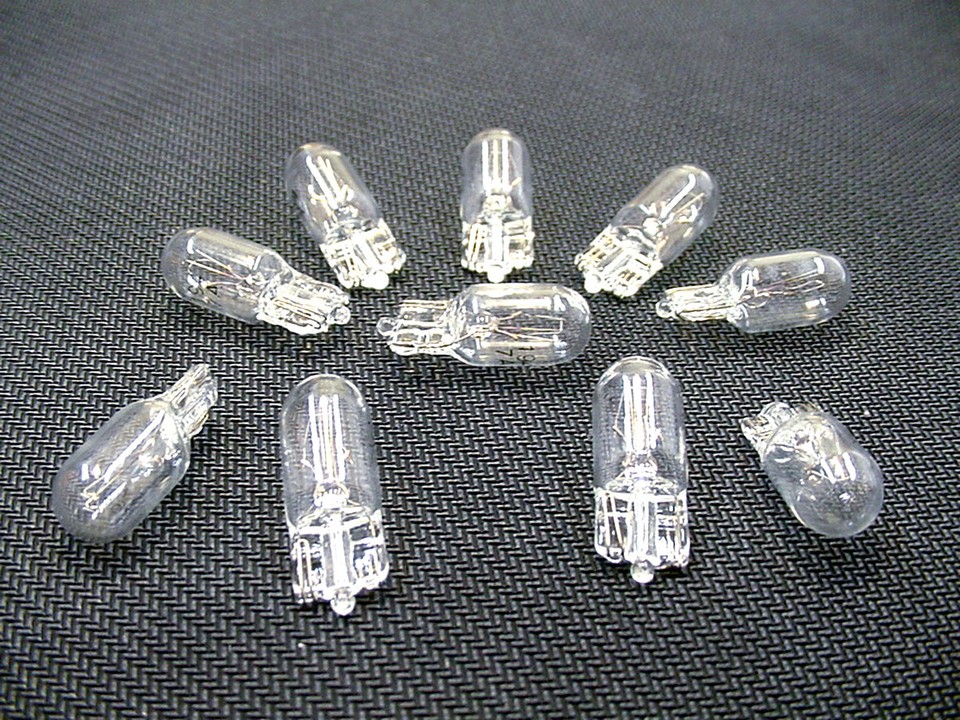 Box 10 Clear Incandescent 194 Instrument Panel Side Marker Lights Bulbs ...