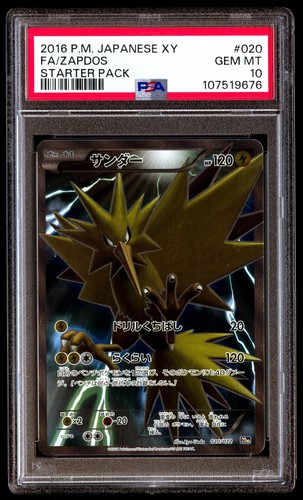 PSA 10 Zapdos 020 Pokemon XY Starter Pack Giapponese 2016 | eBay