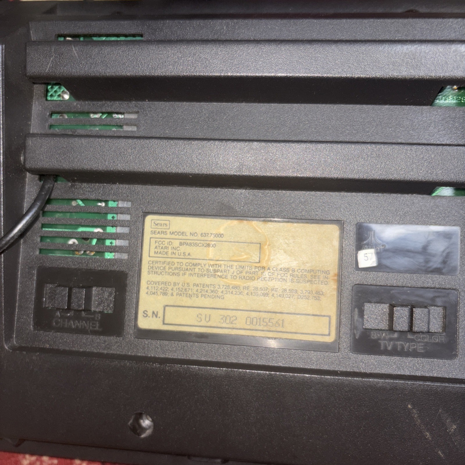 Atari 2600 Sears Video Arcade II Console Only w/ F-Plug - Tested | eBay