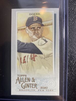 Bobby Doerr 2020 Topps Allen & Ginter Mini High Number Short Print Red ...