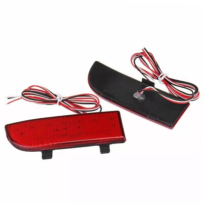 2Pcs Red Rear Bumper Lights For Mercedes W906 Sprinter Vito Viano W639 ...