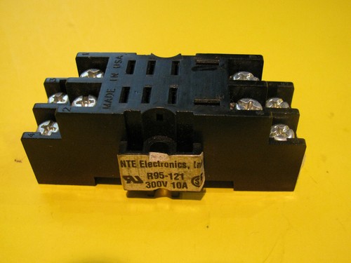 NTE Electronics Solenoid Valve or Switch Base. R95-121. 8 terminals ...