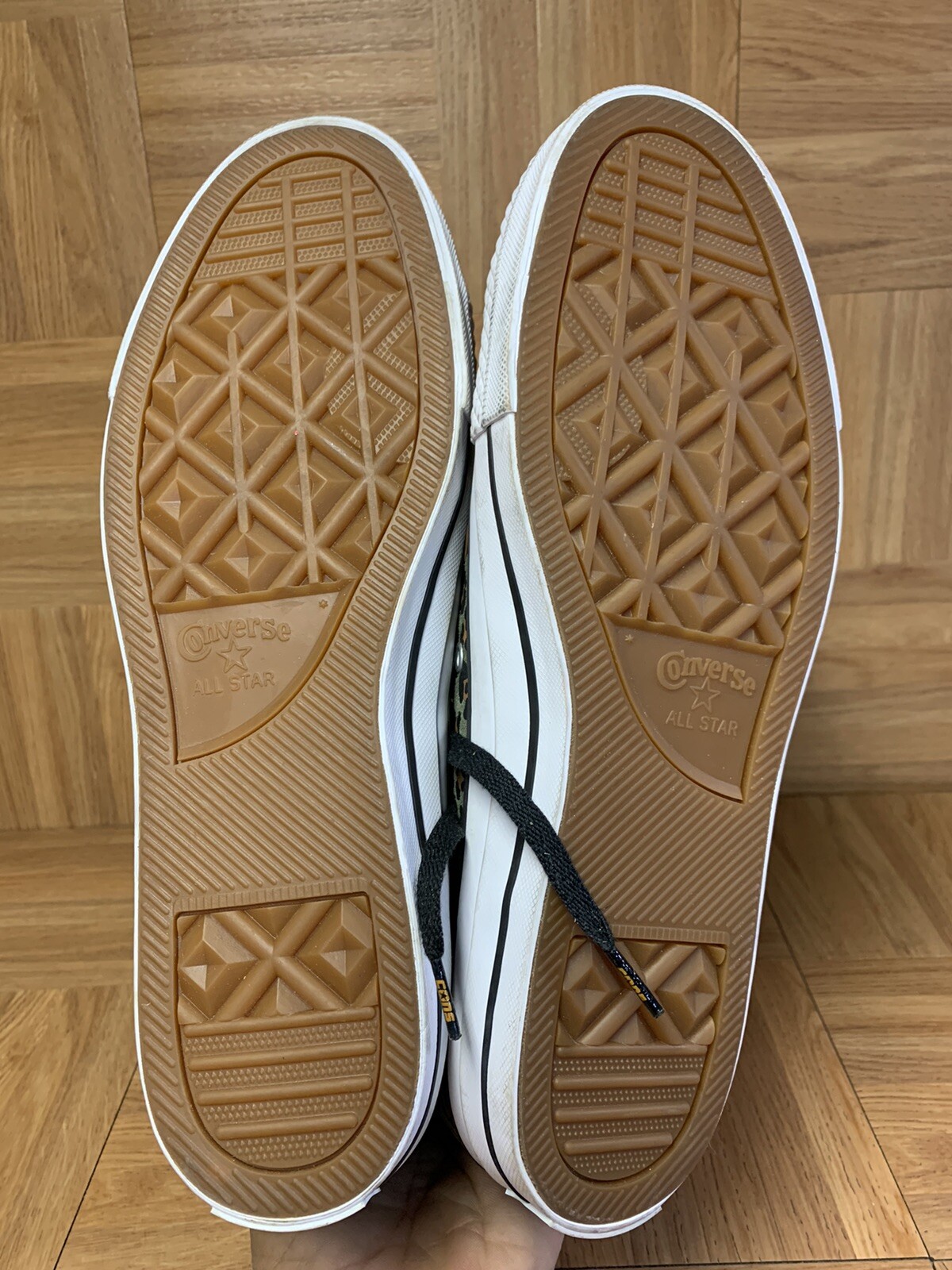 RARE🔥 Converse ZOOM CONS PRO CTAS Hi Leopard Olive C… - Gem