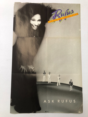Ask Rufus featuring Chaka Khan Album Insert 22" x 35" Poster | eBay