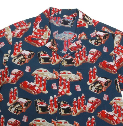 Retro Rockabilly Gas Station Auto Repair 1950's Car Hop Mens Shirt sz ...