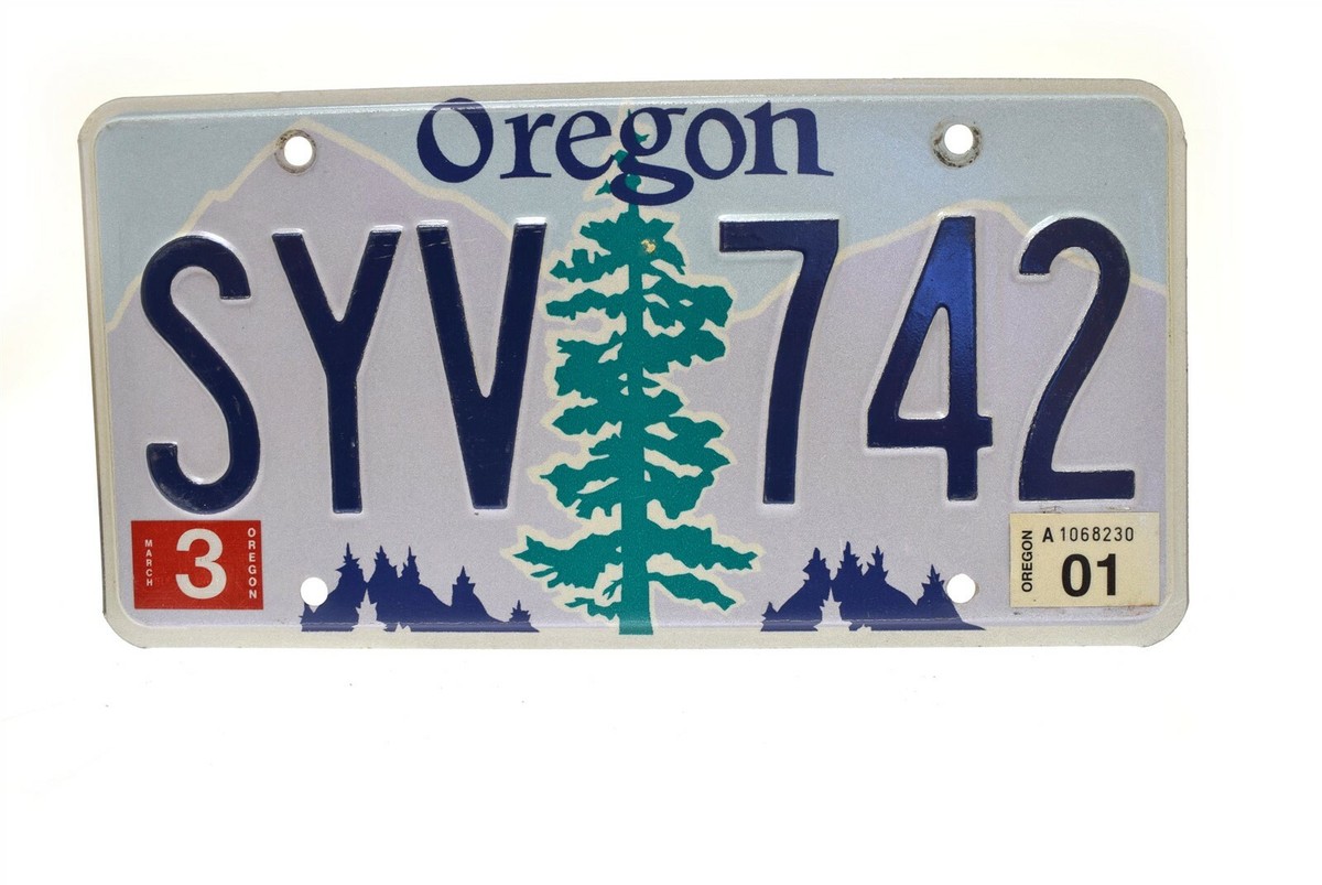 Oregon Licence Plate Oregon Souvenir License Plate