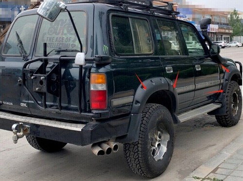 Wheel Arch Trim Fender Flare Kit Cover For toyota Land Cruiser 4500 ...