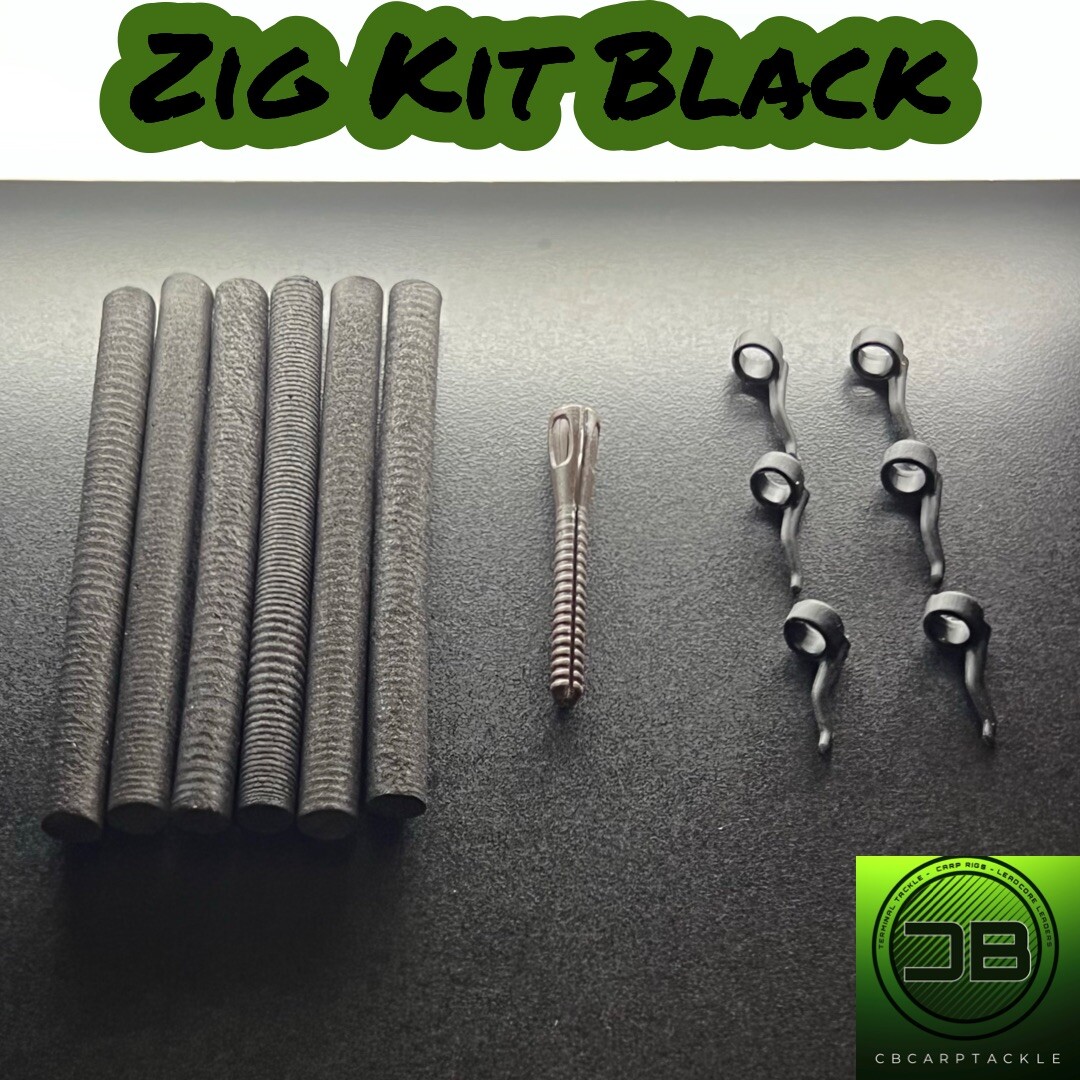 Zig Kit Black x6 Zig Aligners x6 Foam x1 Zig Tool Carp Fishing Tackle Zig Rig | eBay UK