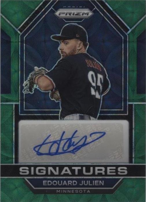 2023 Panini Prizm - Signatures Edouard Julien #SIG-EJ Green Scope Prizm ...