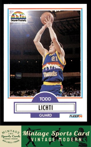 1990 Fleer - Todd Lichti - #51 Denver Nuggets NM/MT | eBay