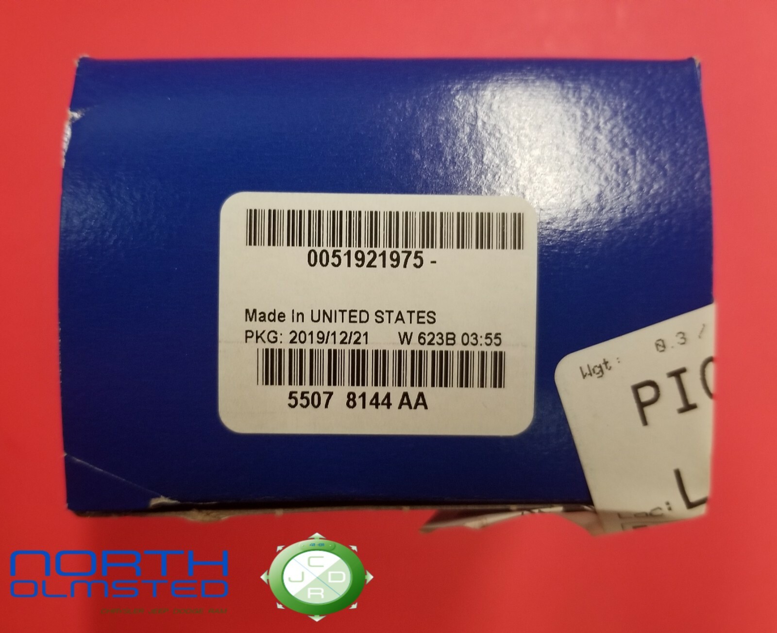 2007-2018 Jeep Wrangler JK Right Passenger Side Fender Marker Mopar ...