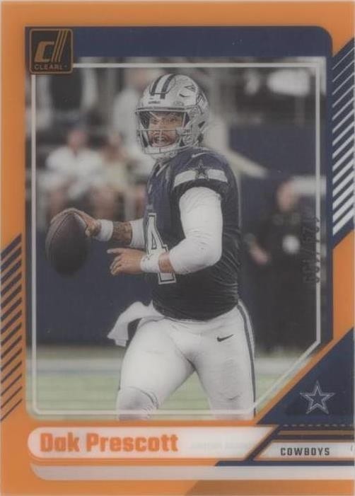 2024 Panini Clearly Donruss - Dak Prescott #16 Orange /199 for sale ...