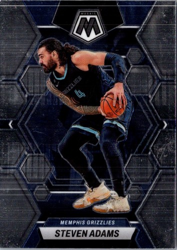 2022 Panini Mosaic Blue Steven Adams #140 Memphis Grizzlies Basketball ...