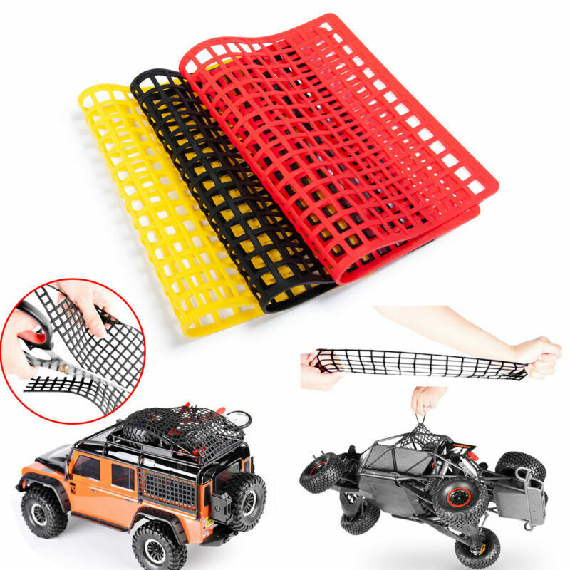 1PC DIY Rubber Window Luggage Net for 1/10 1/8 RC Crawler TRX4 RR10 D90 ...
