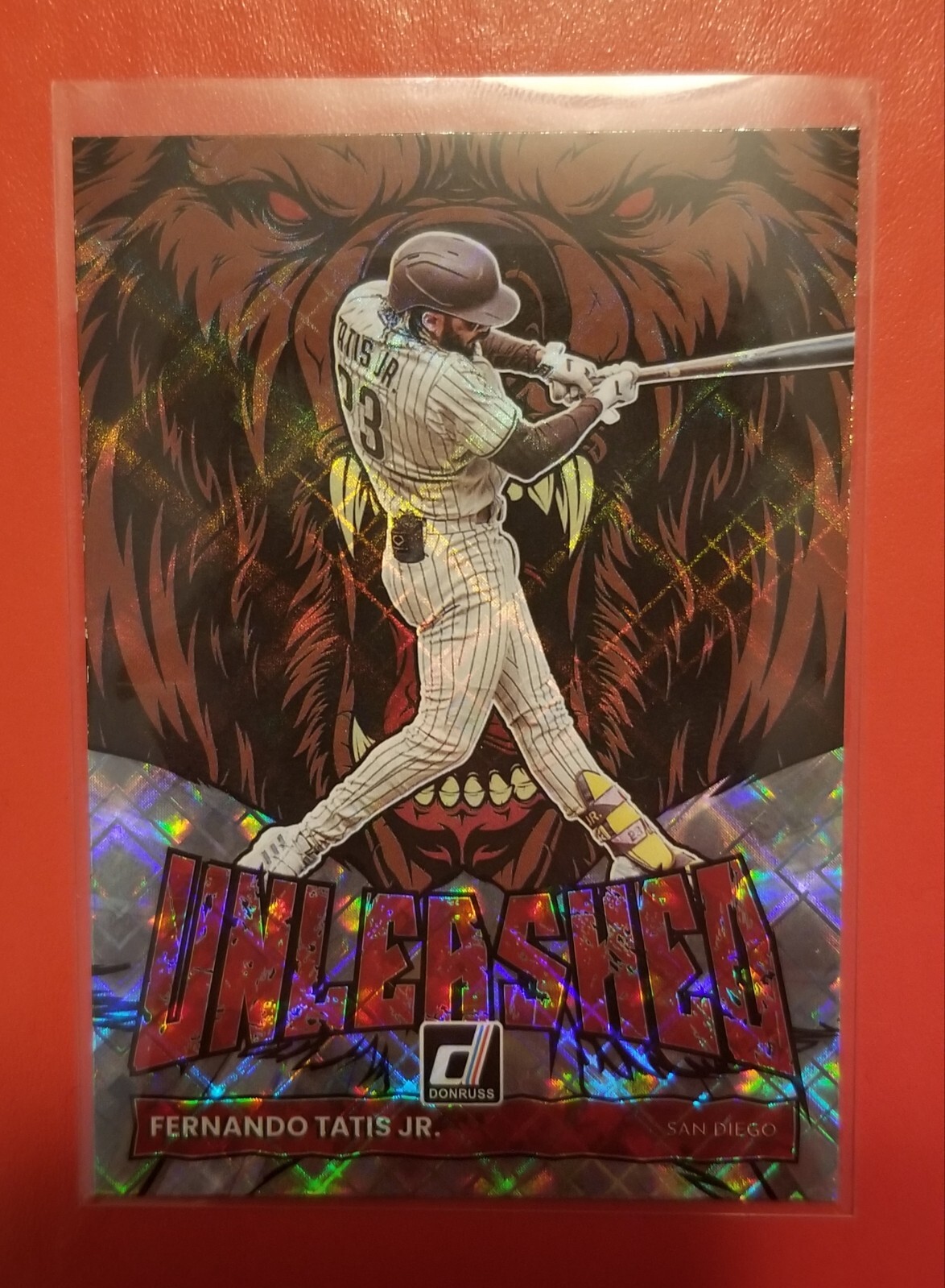 2022 Donruss Baseball Fernando Tatis Jr. Unleashed Vector Parallel #UL ...
