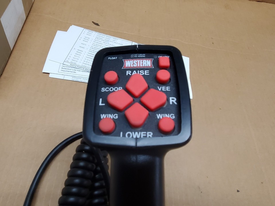 Genuine Western Handheld Round 10 pin V-Plow Controller Snow 9 button ...