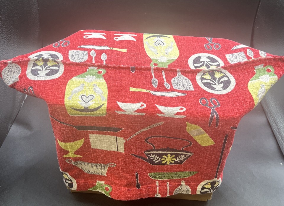 Toaster Appliance Cover‎ Retro Vintage Red Gi Kitchen Home Decor ...