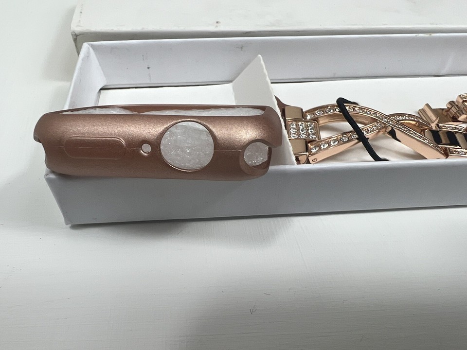 JF Dragon Smart Watch Bands Luxury Edition Rose Gold Crystal ...