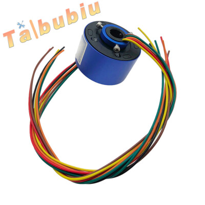 NEW 6Wires 380V AC/DC 10A 12.7MM Dia Metal Capsule Conductors Slip Ring ...